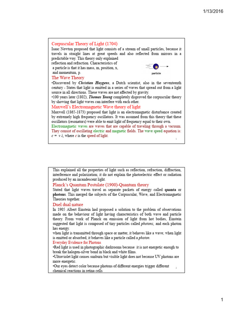 Interference Slides | PDF | Light | Electromagnetic Radiation