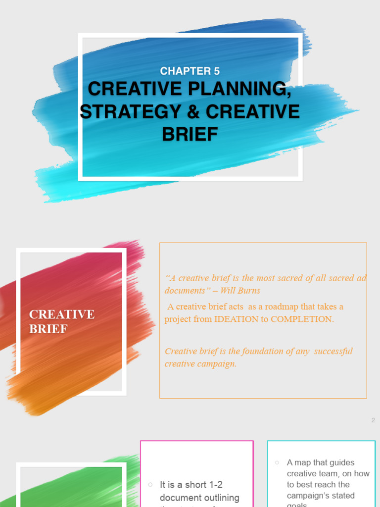 Chapter 5 Creative Brief | PDF | Brand | Target Audience