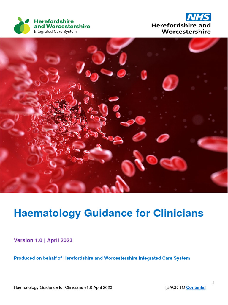 Haematology Guidance for Clinicians 2023 | PDF | Anemia | Leukemia