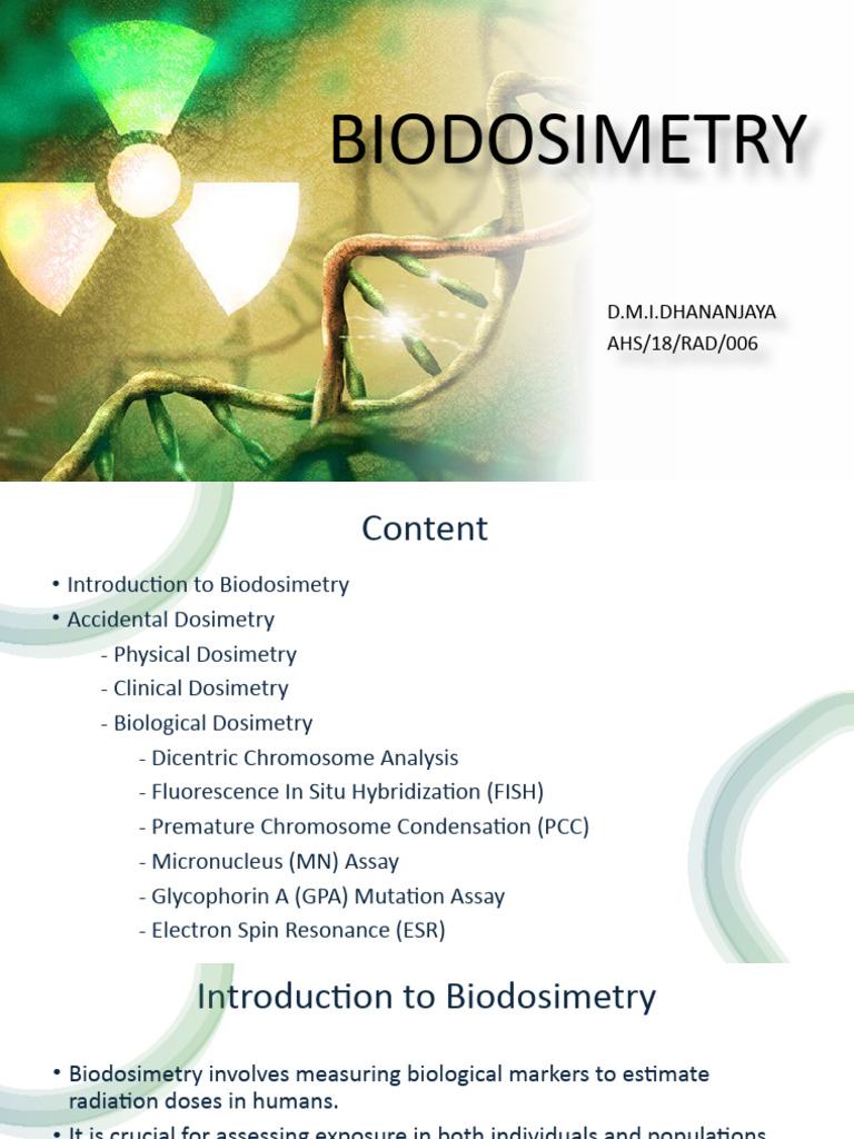 Ahs 18 Rad 006 Pdf Dosimetry Fluorescence In Situ Hybridization