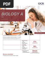A Level Biology Specification From 2025 (Printable) | PDF | Cell ...