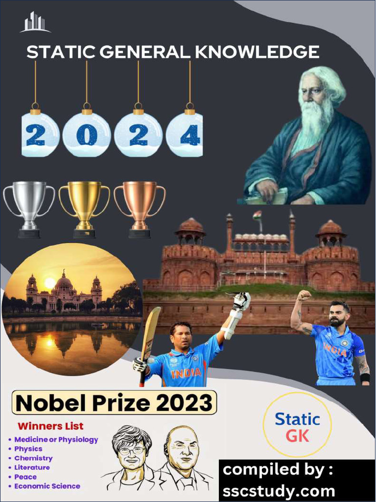 Static-General-Knowledge-2024-sscstudy.com_ | PDF | Gujarat