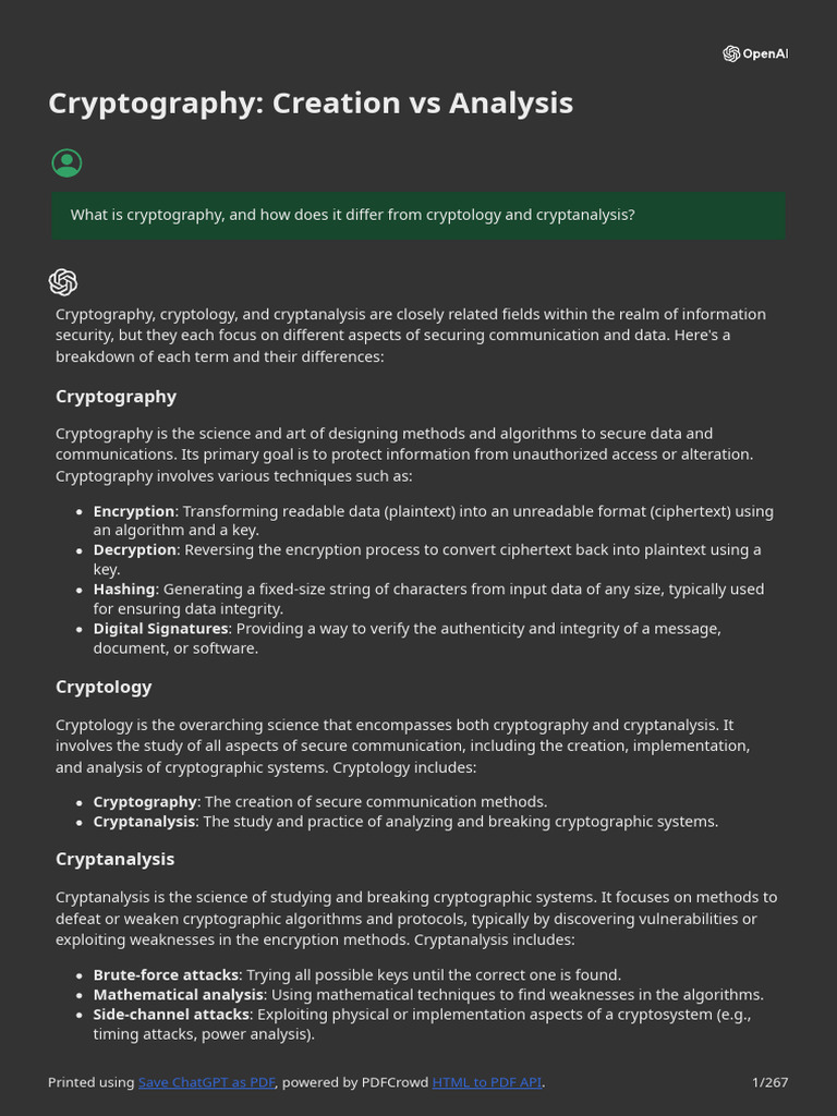 Cryptography Notes | PDF | Cryptography | Security Cryptography Notes | PDF | Cryptography | Security