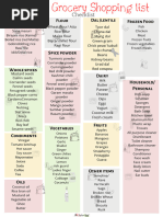 Indian Monthly Grocery List: # Item Quantity Description Other ...