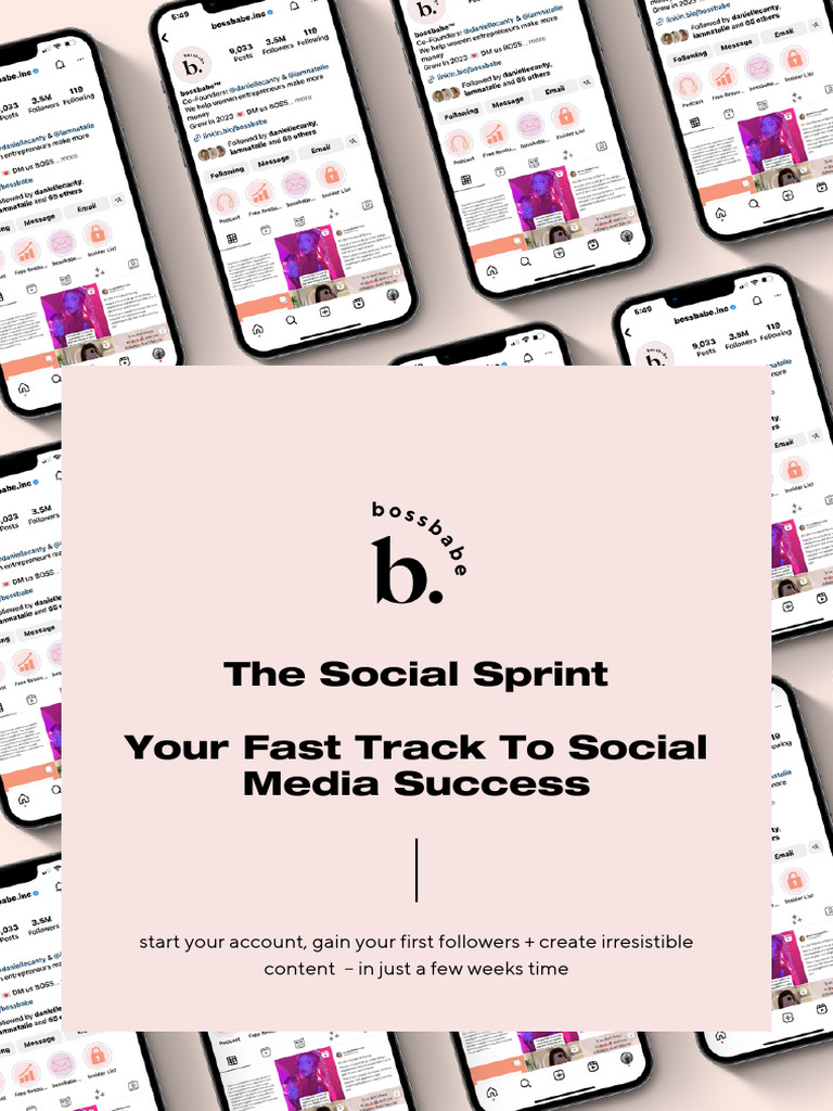 (EXTERNAL) The Social Sprint | PDF | Facebook | Social Media
