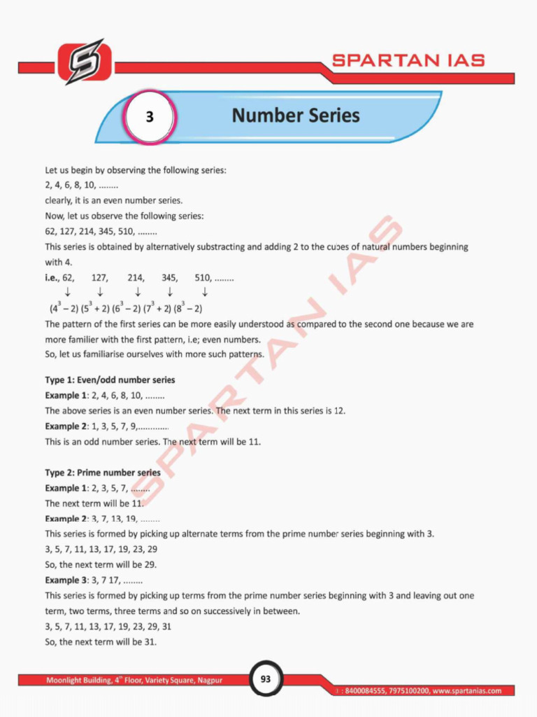 2928a Number Series | PDF