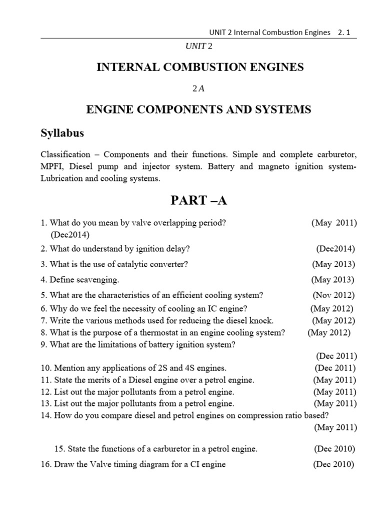 Chapter 2 | PDF | Internal Combustion Engine | Diesel Engine