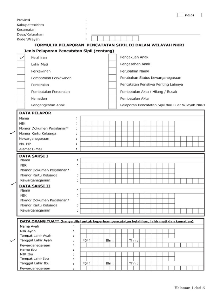 Form 2.01 Conteng | PDF