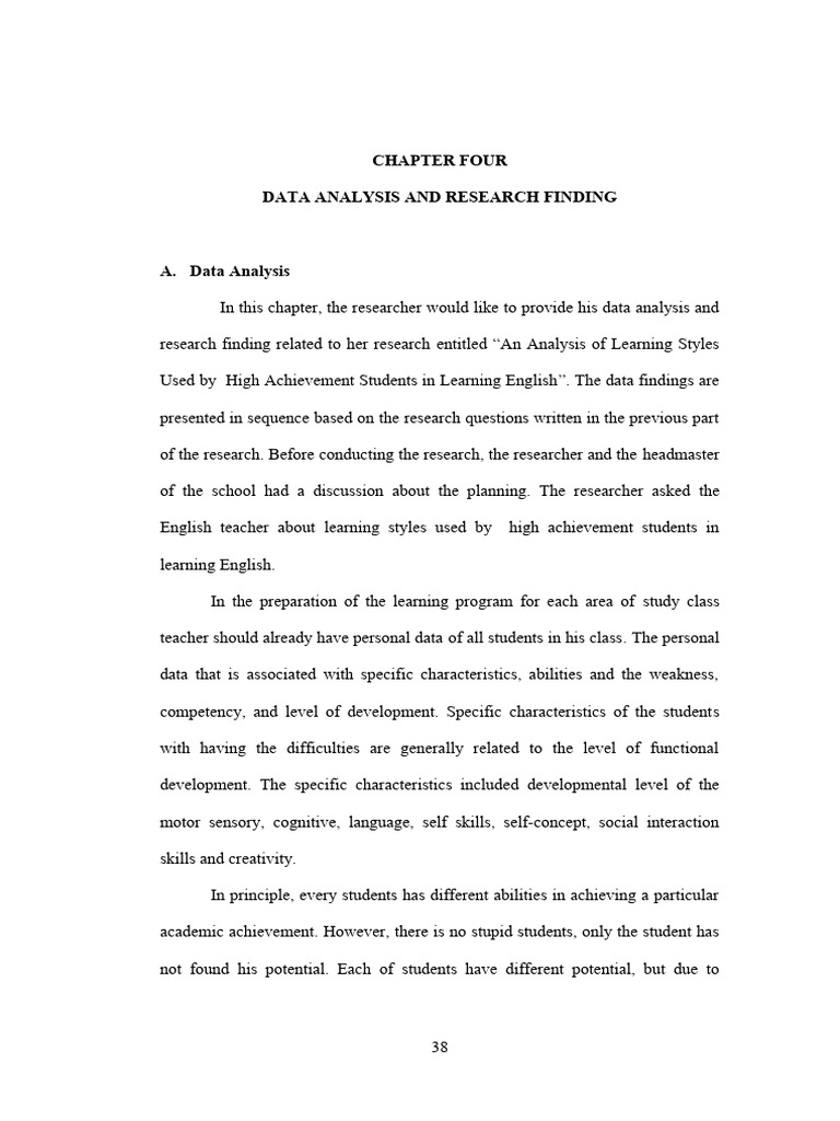 CHAPTER FOUR Iklima | PDF | Learning Styles | Teachers