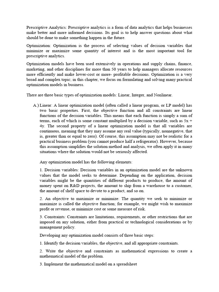 LPP Fundamentals | PDF | Mathematical Optimization | Linear Programming LPP Fundamentals | PDF | Mathematical Optimization | Linear Programming