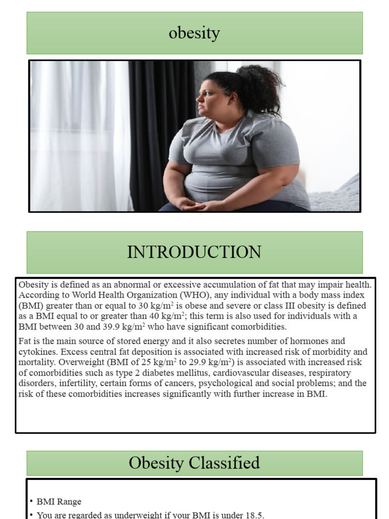 Obesity | PDF | Obesity | Body Mass Index