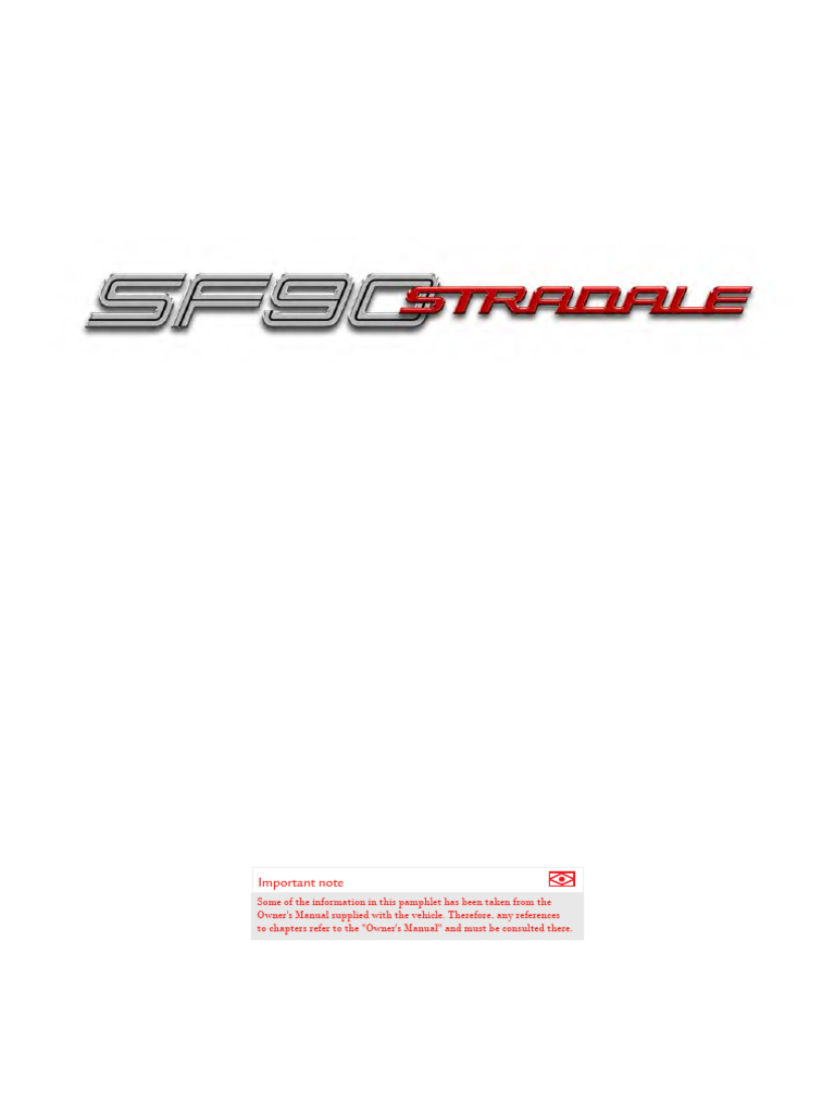 sf90 Stradale 2020 | PDF | High Voltage | Hybrid Vehicle