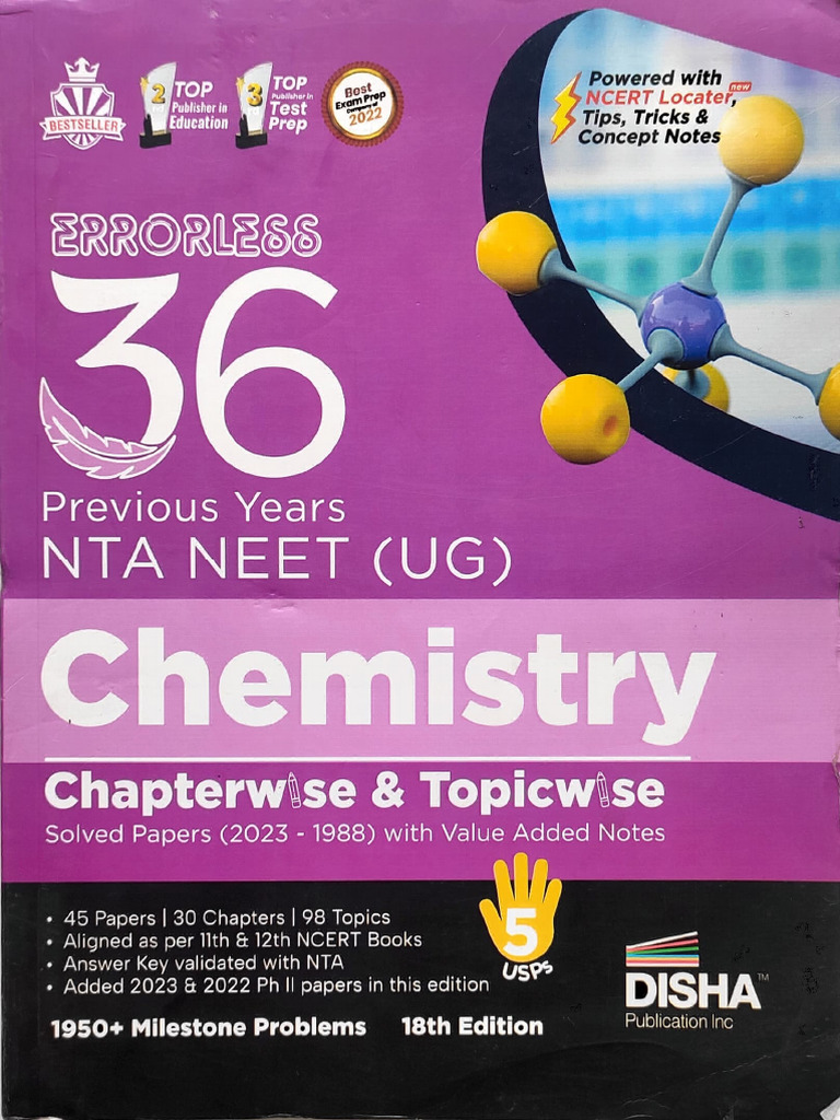 Errorless 36 Year Class 11 Chemistry | PDF