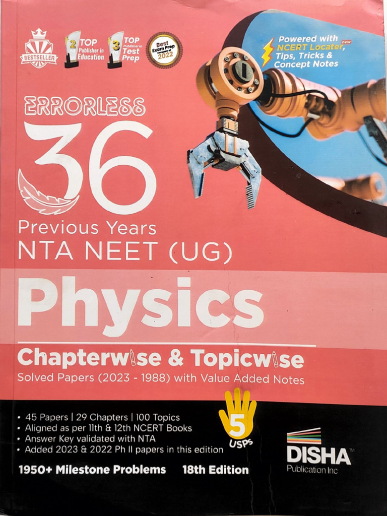 Errorless 36 Year Physics Class11 | PDF