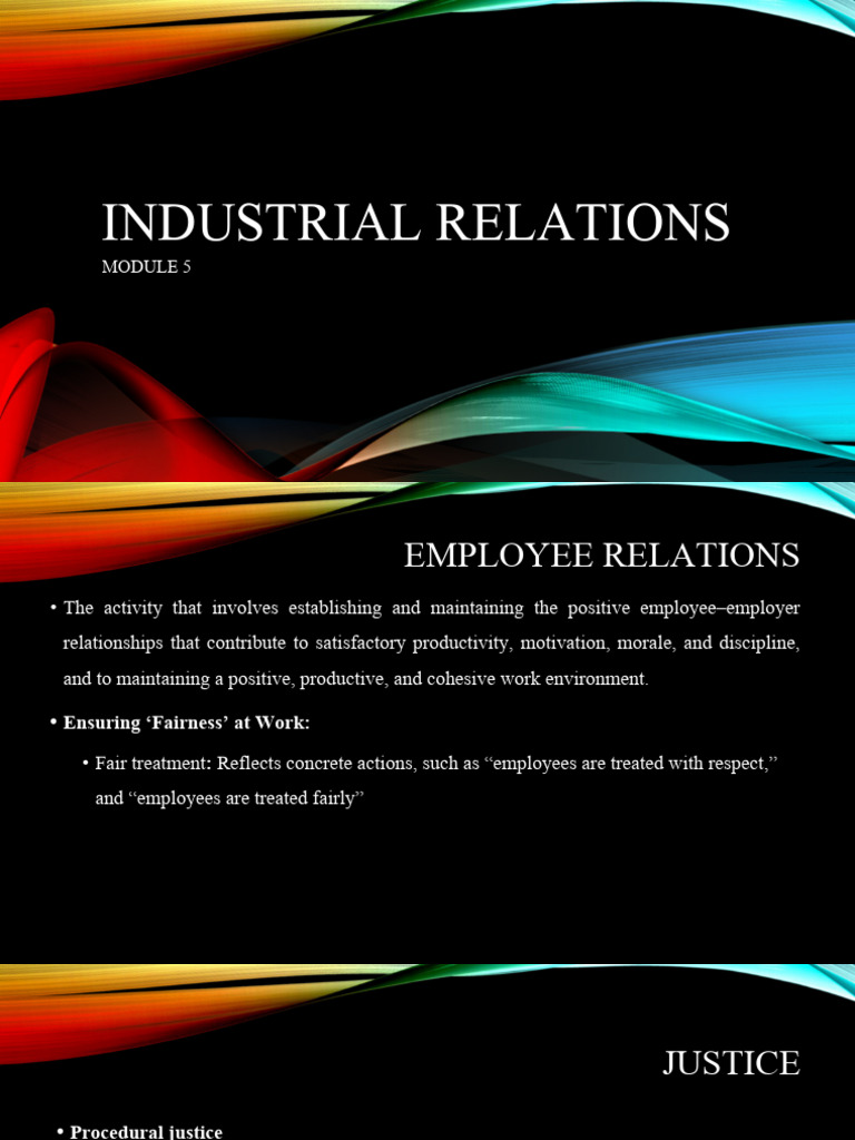 Employee Relations and Fairness Strategies | PDF | Collective ...