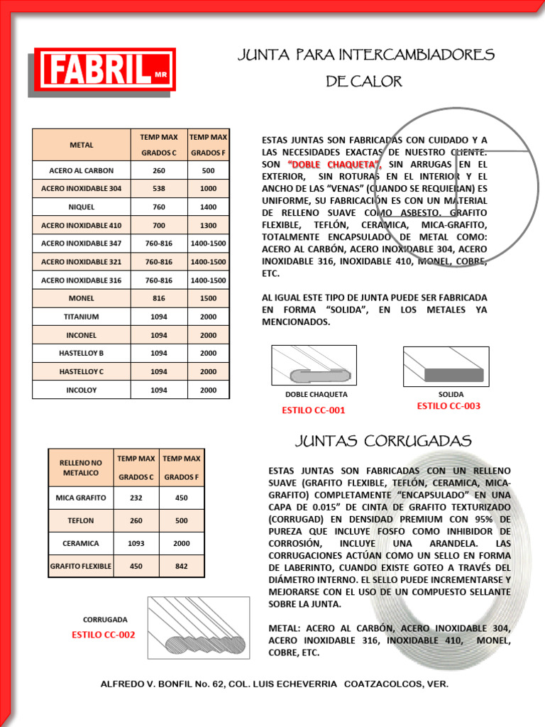 Ficha Tecnica Cambiadores | PDF | Acero | Rieles