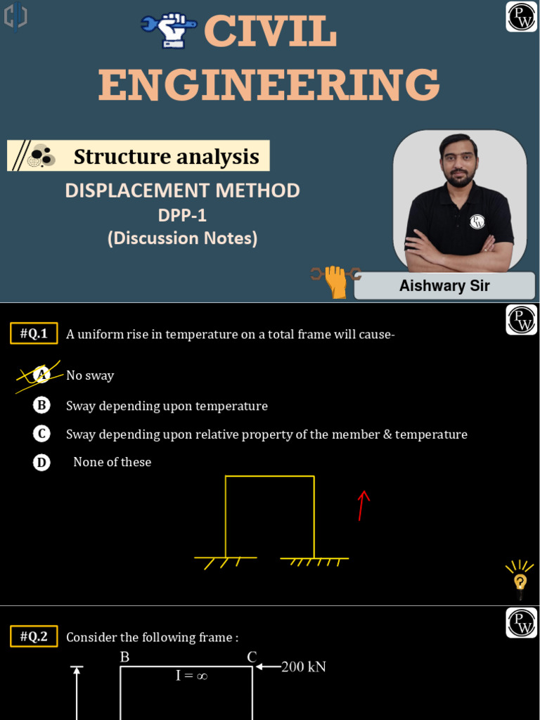 Displacement Method | Download Free PDF | Bending | Continuum Mechanics