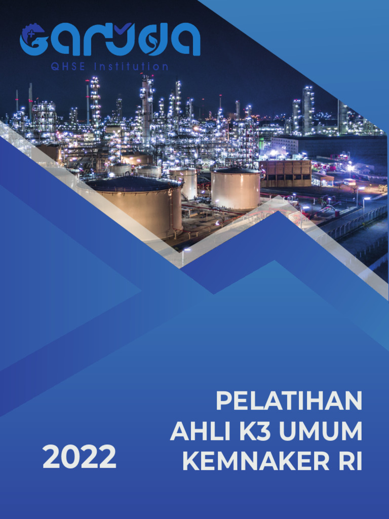 Proposal Pelatihan Ahli K3 Umum KEMNAKER RI Garuda QHSE Institution | PDF
