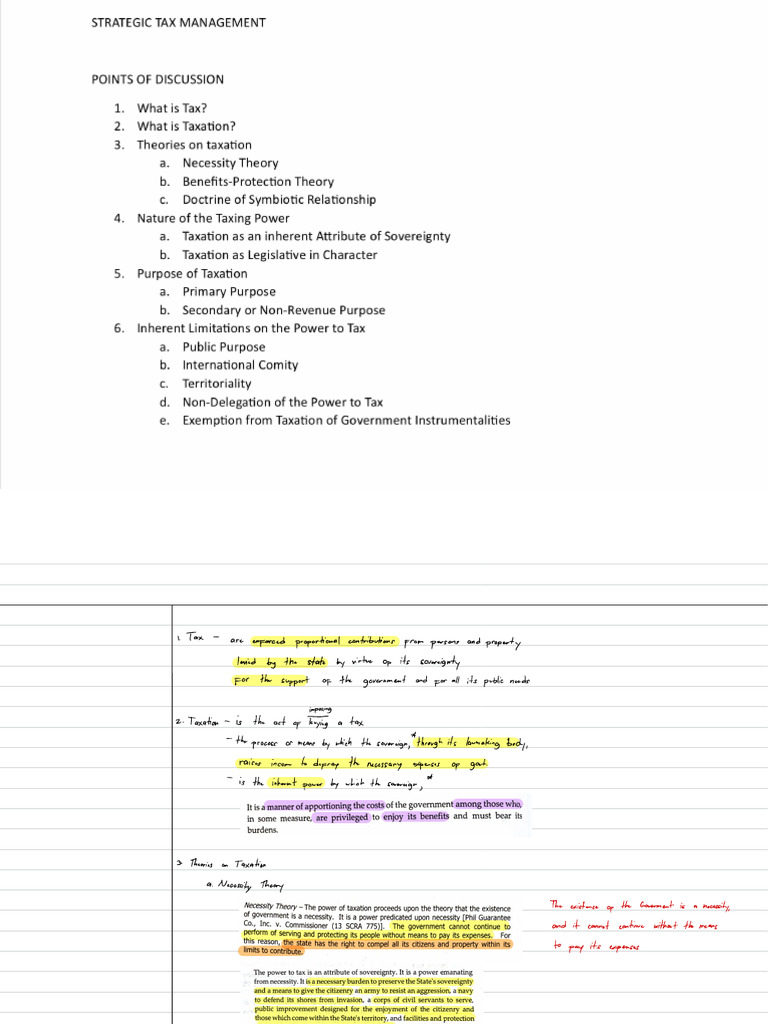 STM Notes | PDF | Taxes | Sovereignty