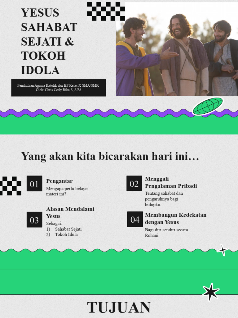 Kelas X - BAB V - Subbab 2 Yesus Sahabat Sejati Dan Tokoh Idola | PDF