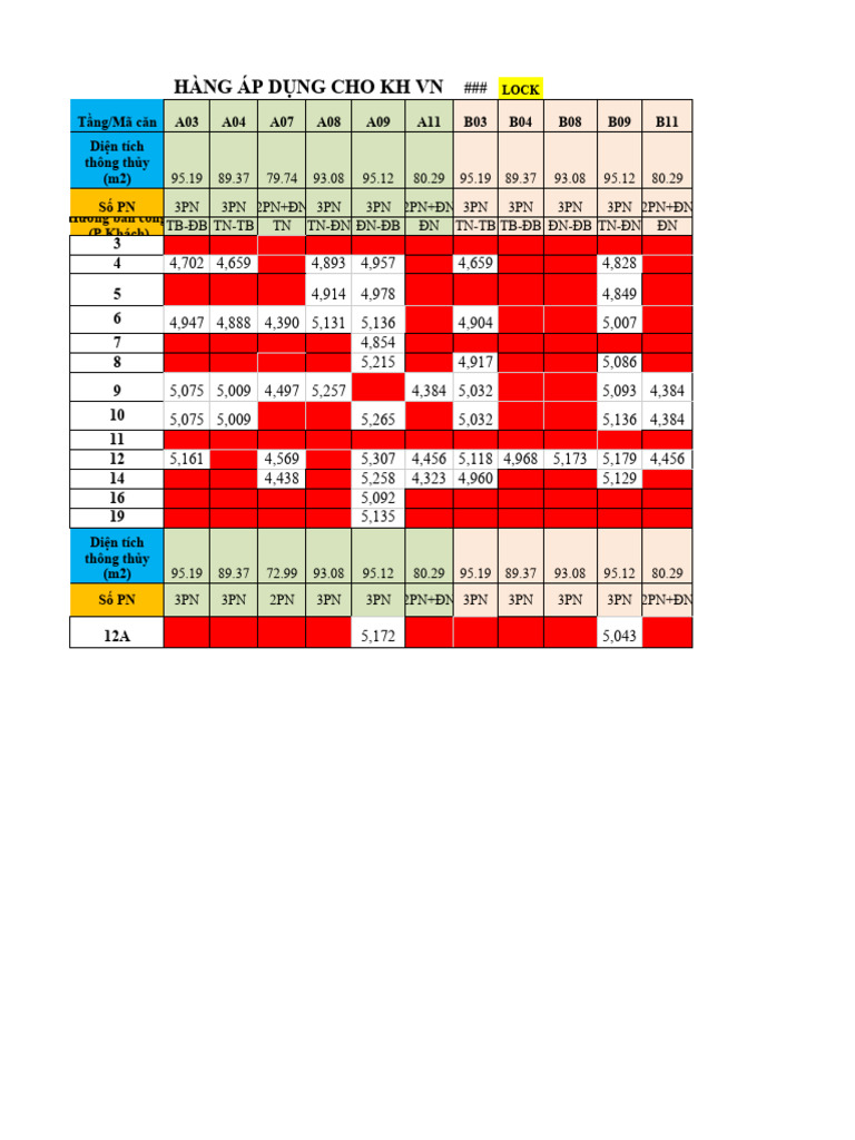 BẢNG HÀNG MOONLIGHT 1 | PDF