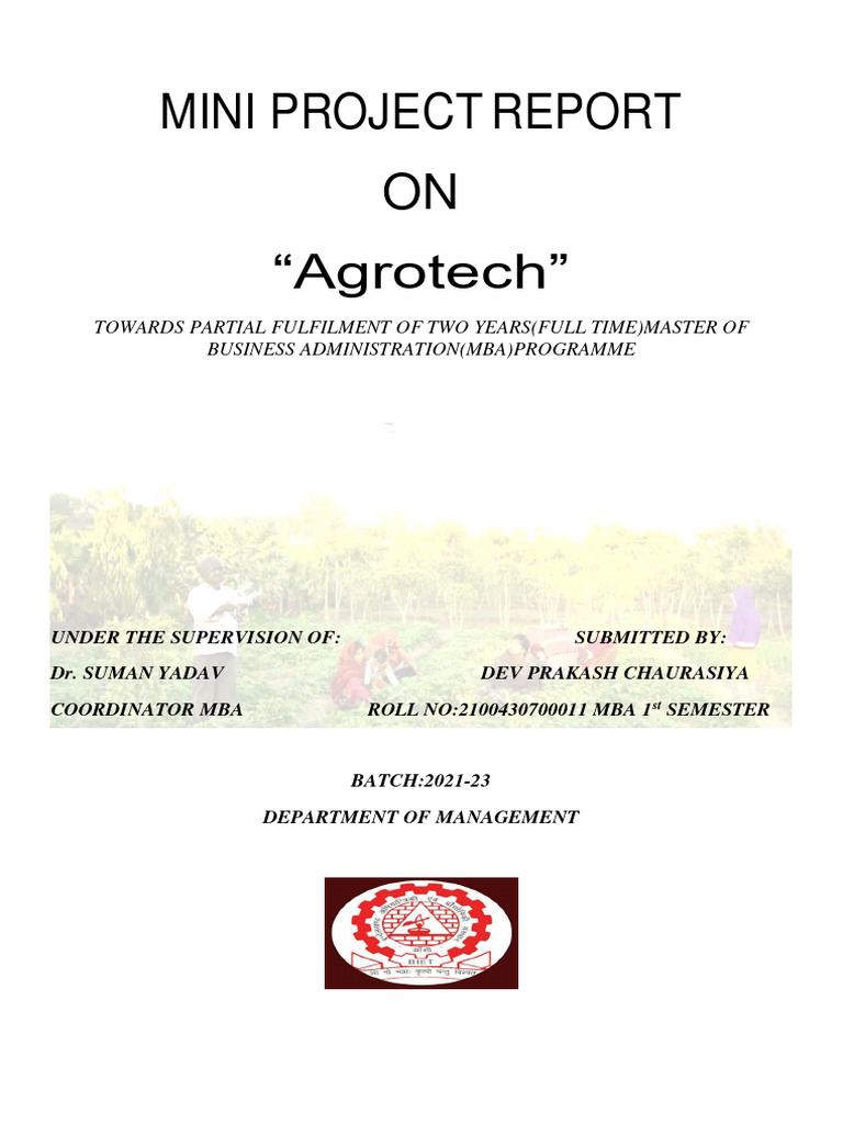 AgroTech: Innovations in Agriculture | PDF | Agriculture