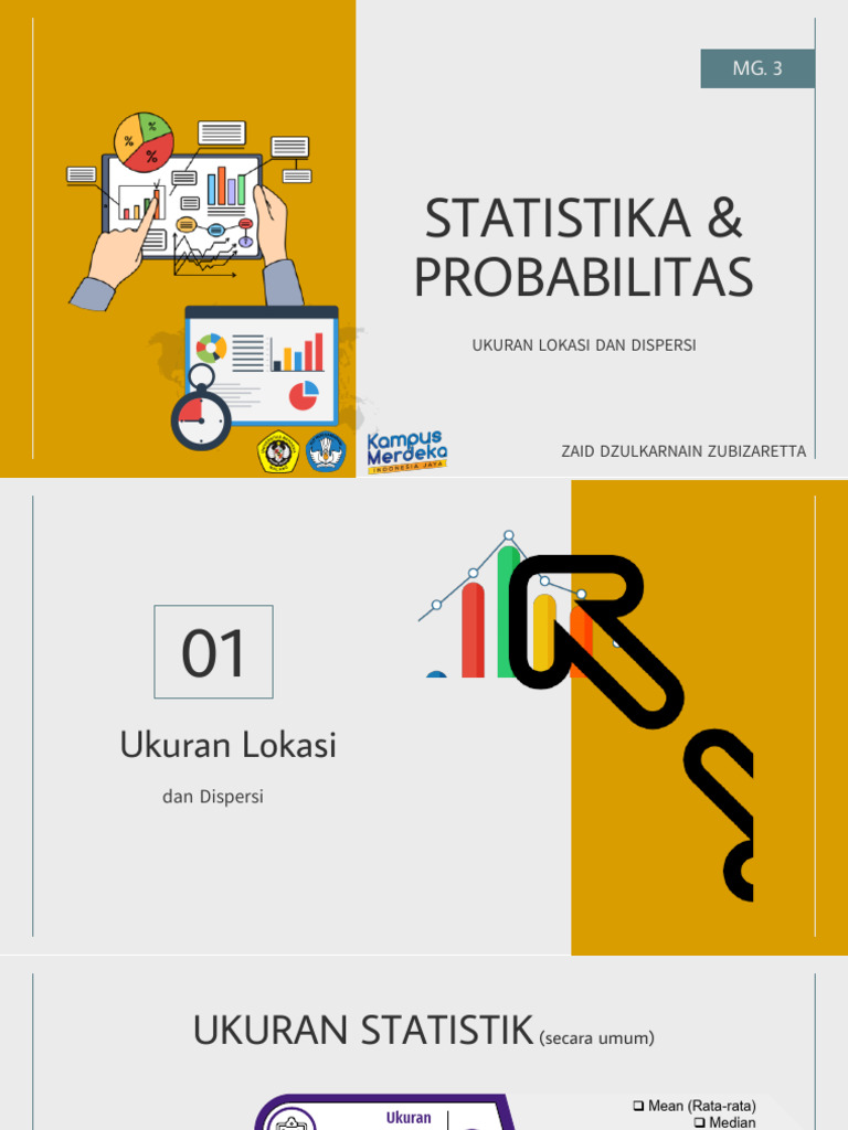 STAT. PROB. - MG. 3 - 2023 Ukuran Lokasi Dan Dispersi | PDF