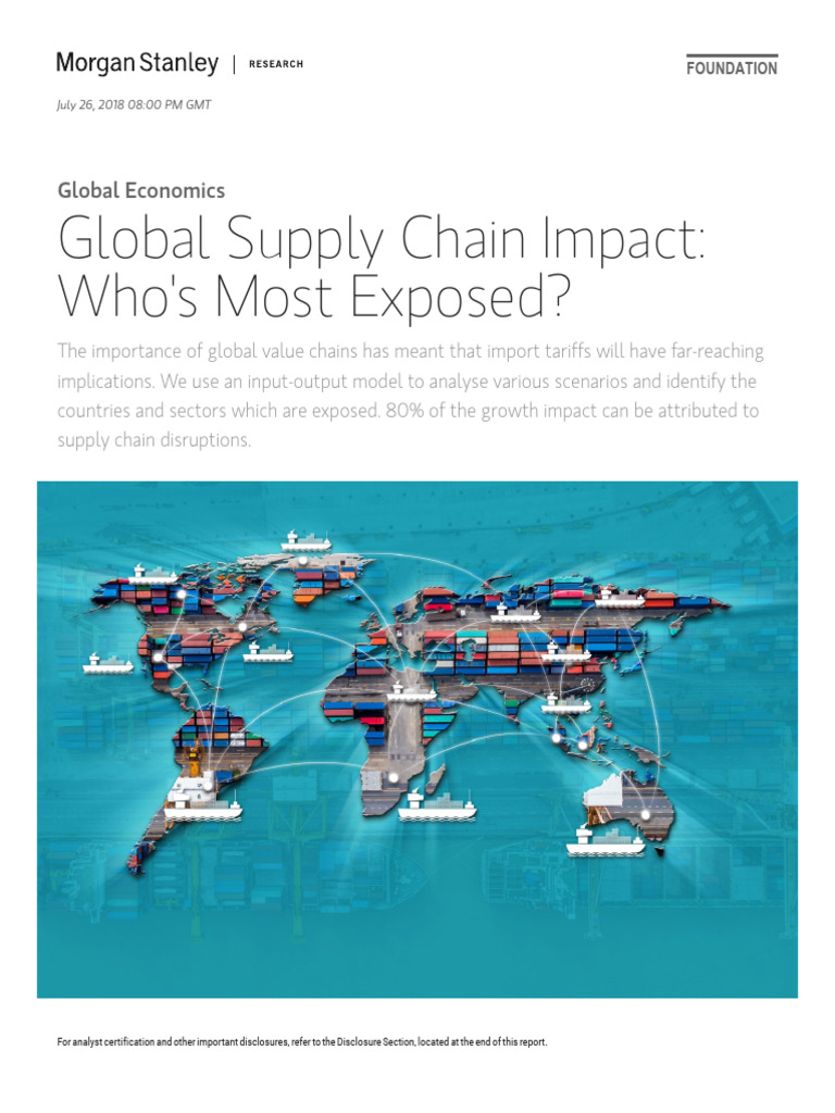 MS Global 20180726 0000 | PDF | Multinational Corporation | Tariff
