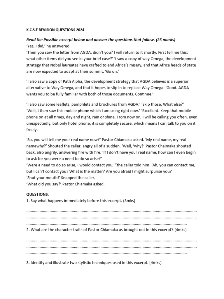 English Ppr 2 Pdf