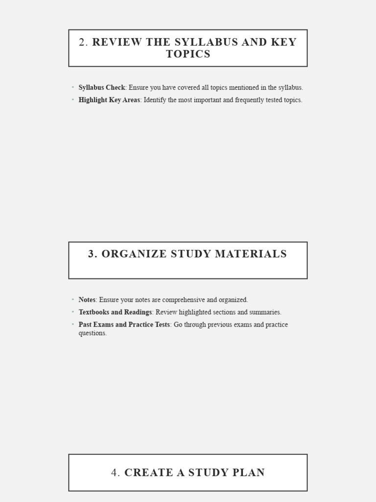 Study Prep Guide for Students | PDF