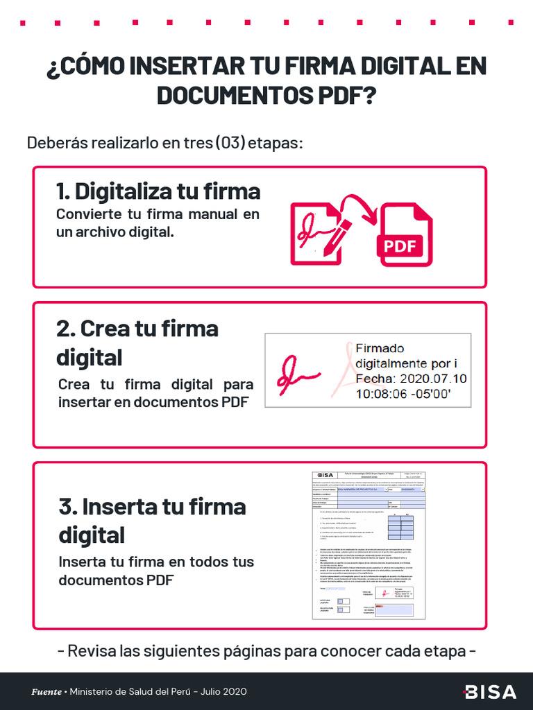 Guía para Crear e Insertar Firma Digital | PDF | Software | Informática