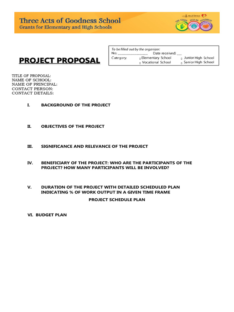 Project Proposal Template | PDF