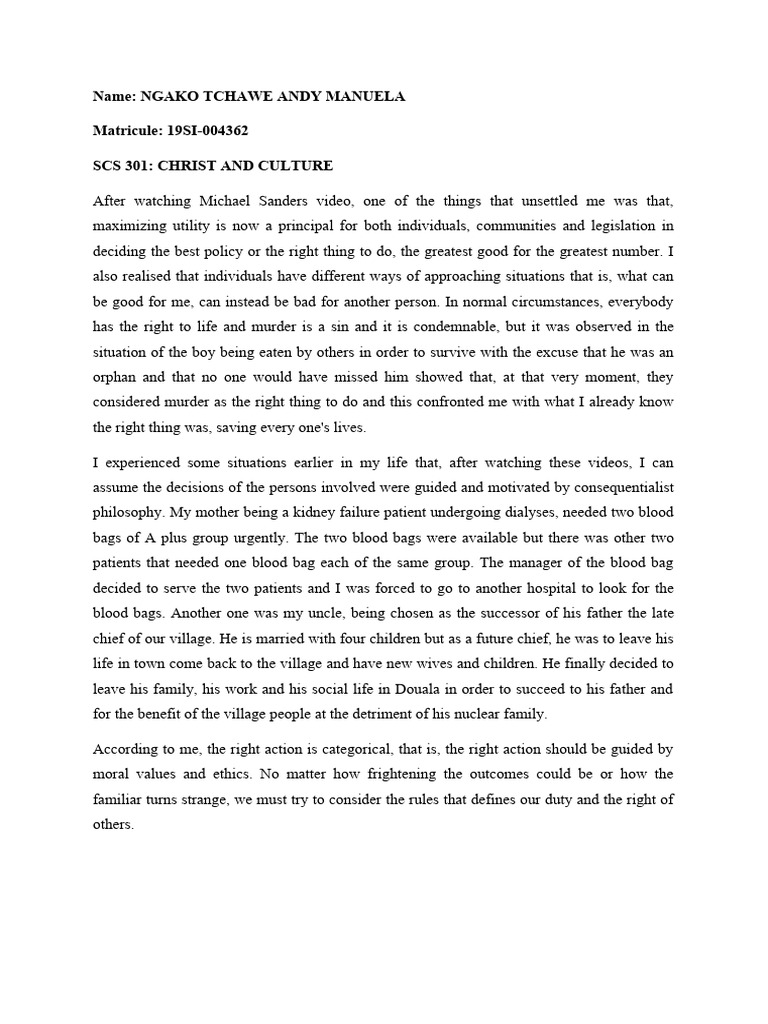 Ngako Tchawe-Andy Manuela | PDF