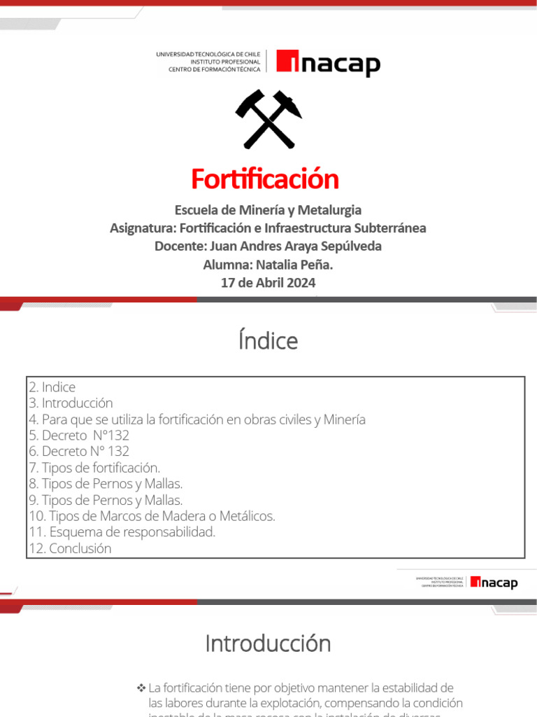 Elementos de Fortificación Minera | Descargar gratis PDF | Minería