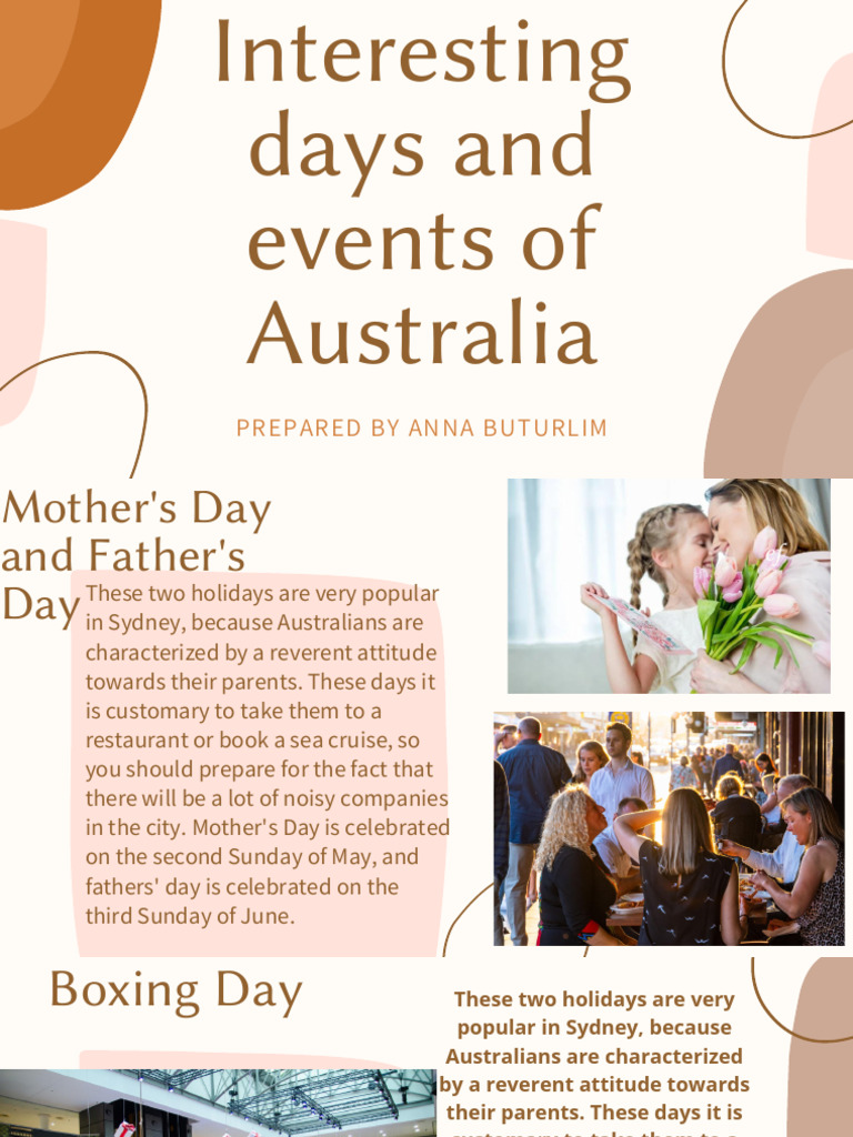 Interesting Days of Australia | PDF