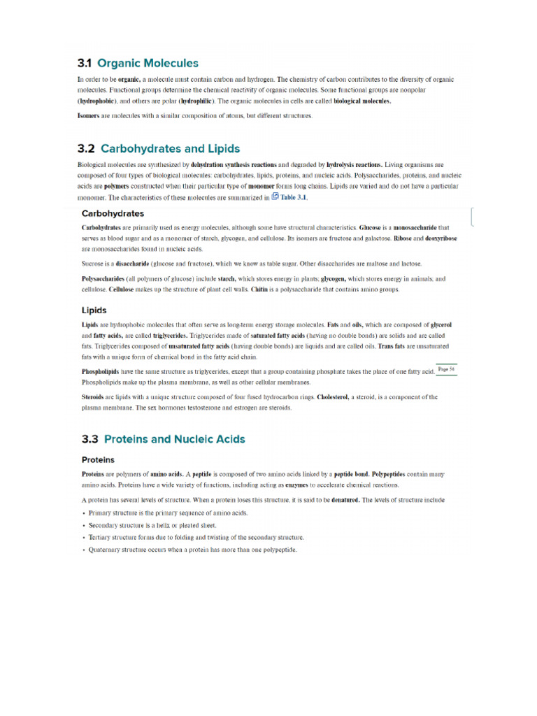 Summary Topic 2 Biol 200 | PDF