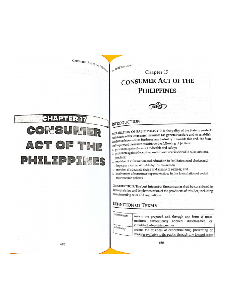 Consumer Act | PDF