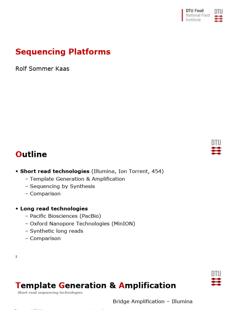 01 - Sequencing Platforms | PDF | Dna Sequencing | Biological Engineering