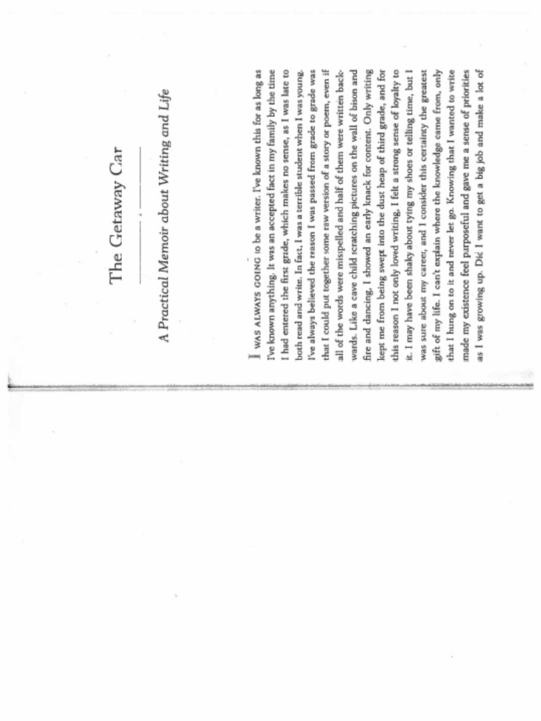 Ann Patchett - Chapter On Writing | PDF