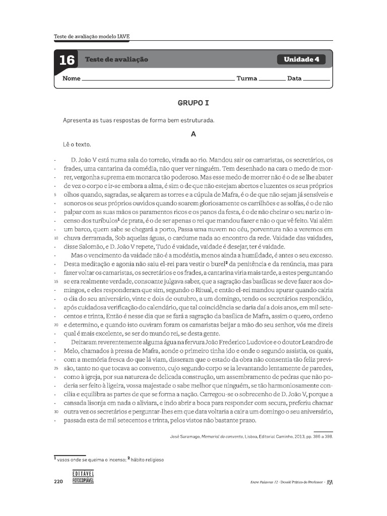 Ficha 12 | PDF