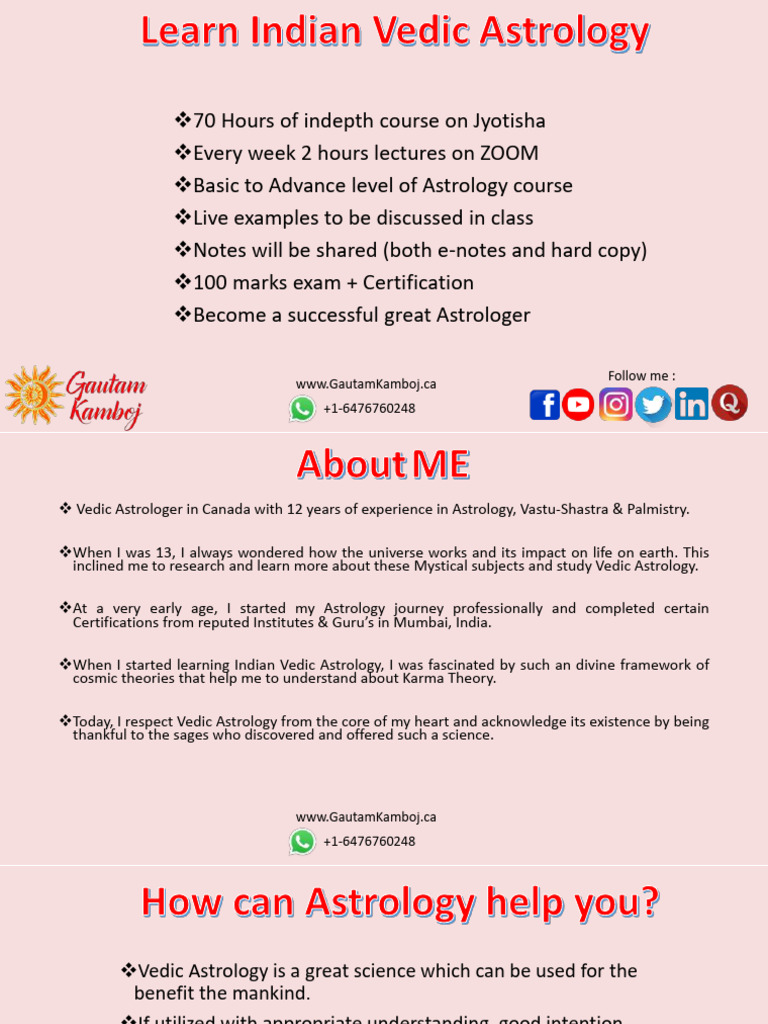 Astrology Class Syllabus | PDF | Hindu Astrology | Horoscope