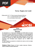 12 Reglas Codd | PDF | Bases de datos | Gestión de datos