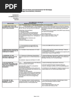 2025 Best Barangay Checklist | PDF | Banks | Hazards