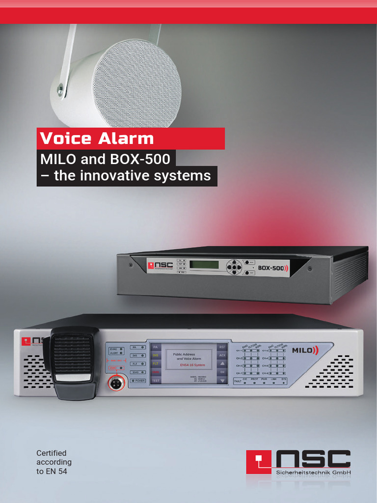MILO BOX-500 16-Seiter GB Web | PDF | Amplifier | Loudspeaker