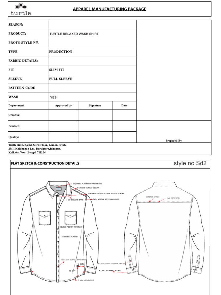 Proto Shirt SD 2 | PDF | Clothing | Fashion