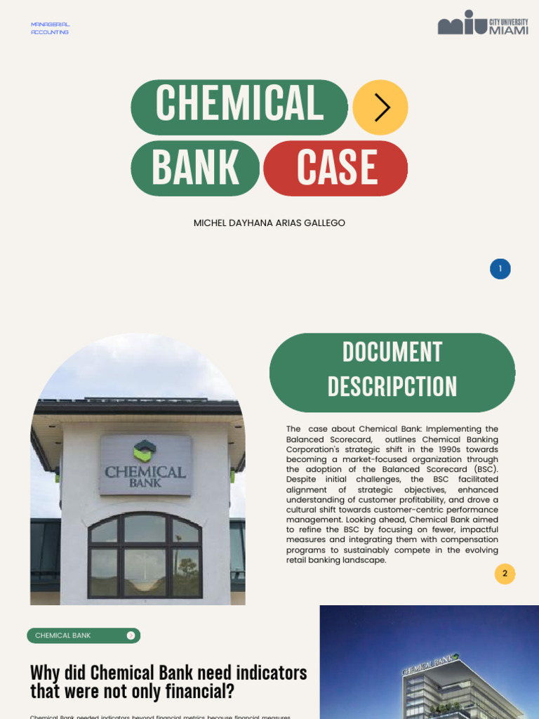 Chemical Bank - Michel Arias | PDF | Strategic Management | Performance ...