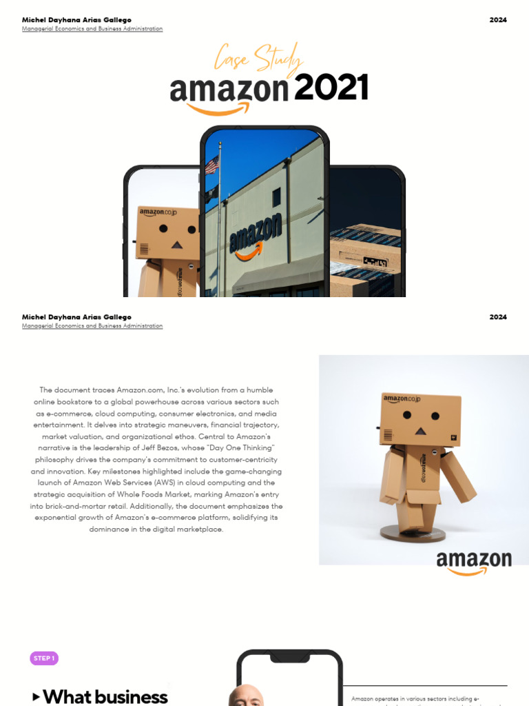 Case Study Amazon 2021 | PDF | Retail | E Commerce