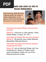 Selena Movie Study Guide Answers | PDF
