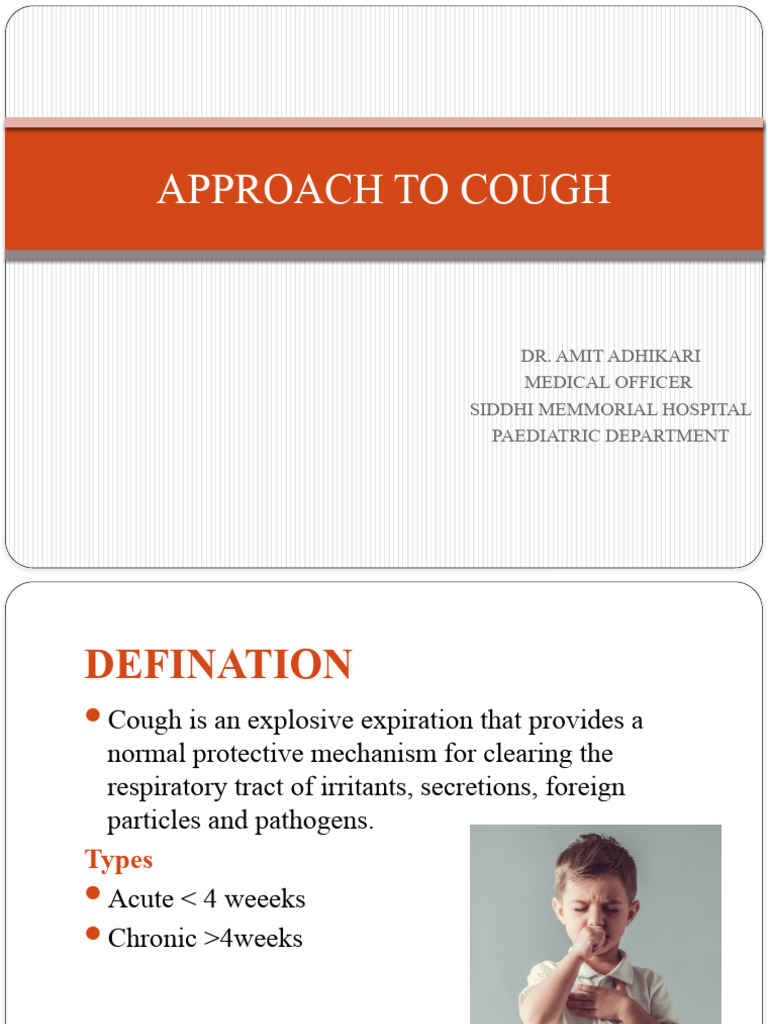 Approach To Cough 11 | PDF | Cough | Asthma