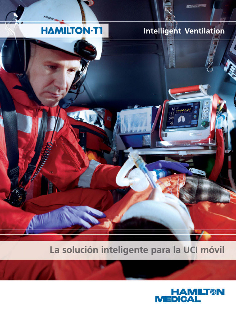689385.01 HAMILTON T1 Brochure ES 150 | PDF | Unidad de Cuidados Intensivos